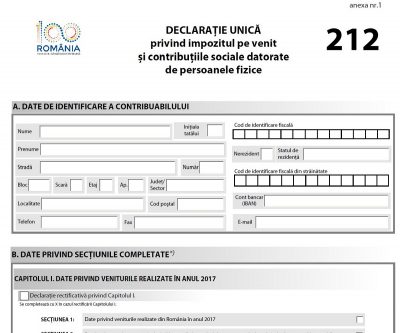 Declaratia Unica – Impozitul pe Venit - Dianex.ro